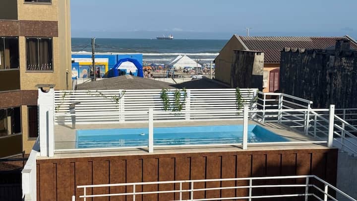 Casa Com Piscina Na Beira Mar De Tramandaí - Tramandaí