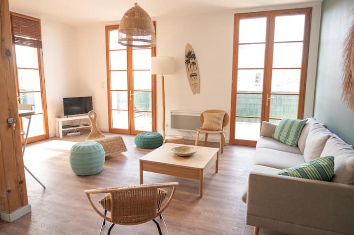 Appart Plein Centre 4ch Grande Terrasse Couverte - Soorts-Hossegor