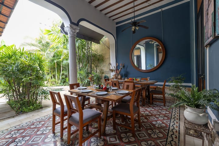 Increible Casa, 8 Habitaciones En El Centro + Ac - Yucatán