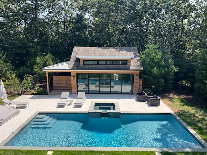 5 Min. To Sag & East With Pool/spa/sauna & Plunge! - Sag Harbor, NY