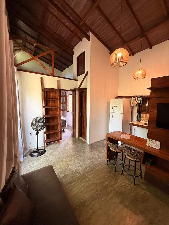 Bangalô Completo C Café E Poucos Minutos Da Praia - Bahía