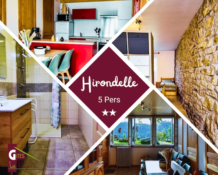 Gite "Hirondelle" La Rogerie - 5 Personnes - Moirans-en-Montagne