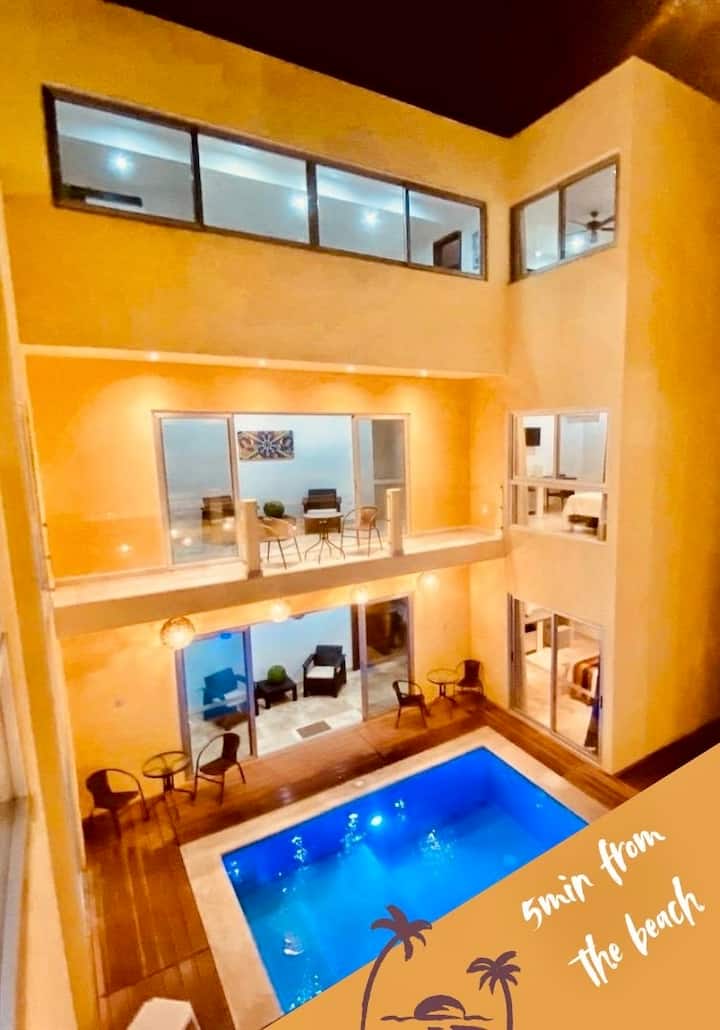 Pisicina Privada - Villa Entera En Tulum Centro - Transporte - Yucatán