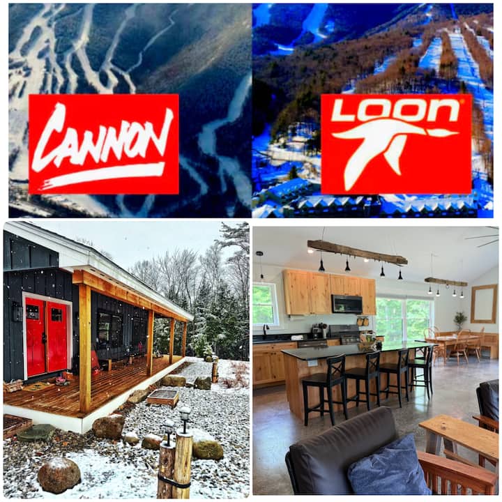 Cozy Modern Secluded Cabin W/ Fireplace & A View! - Campton, NH