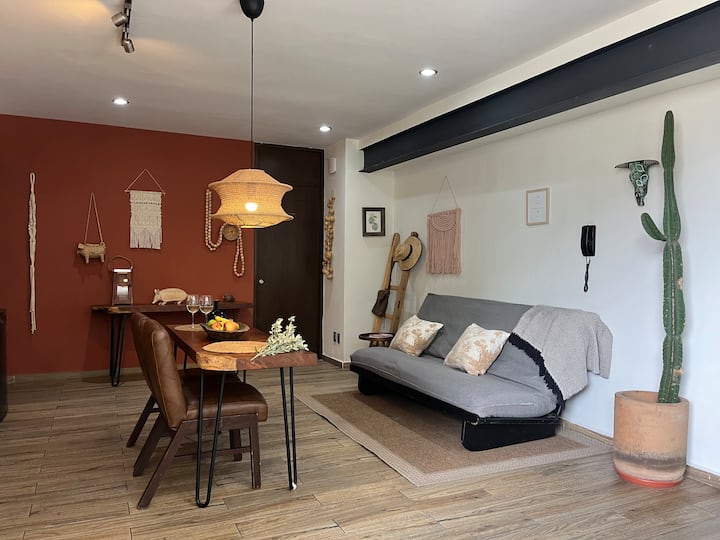 Arizona · Boho Loft · Ac + Balcón • La Americana - Guadalajara