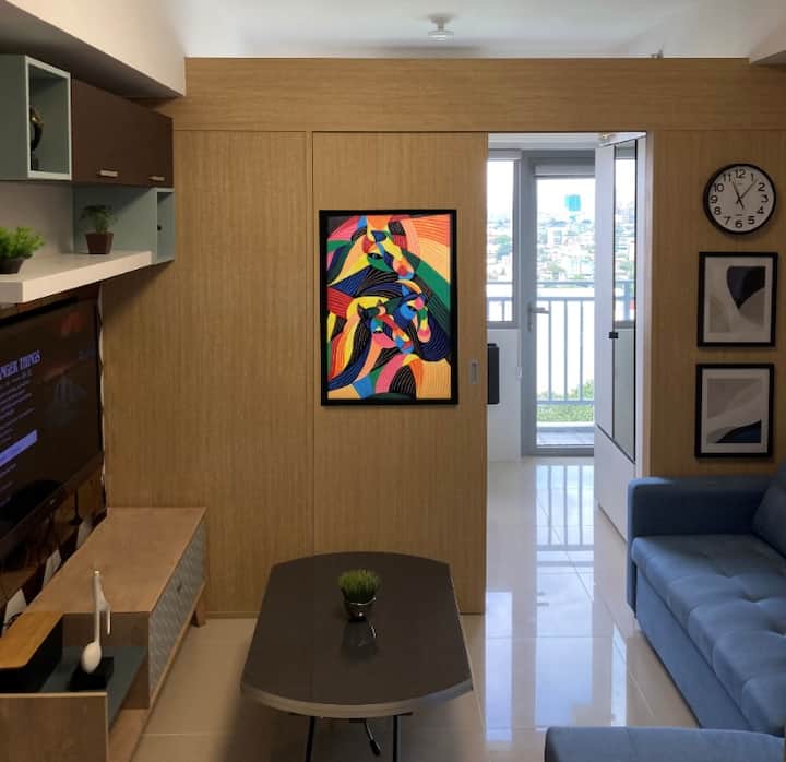 Grass Condo T5-stylish Modern 1br-50" Hdtv,netflix - 케손시티