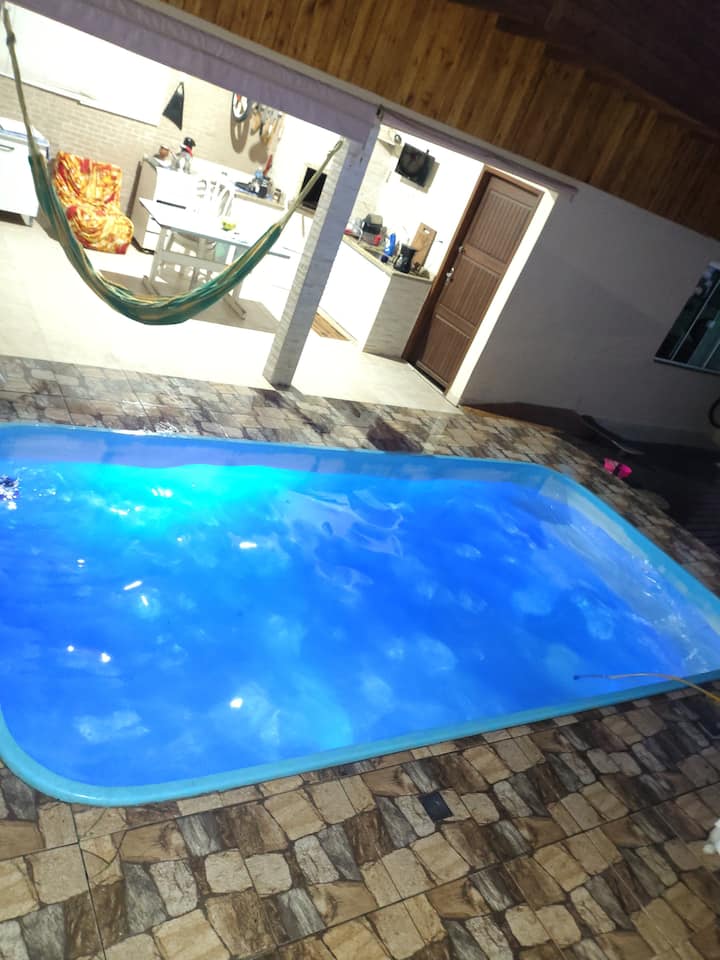 Casa Com Piscina 4km Beto Carreiro E 950m Da Praia - Navegantes