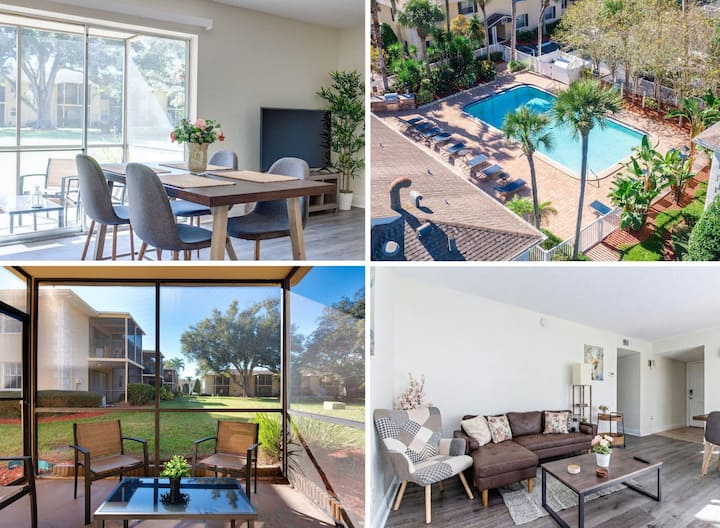 Cozy, Retreat Condo With Pool – 6 Min To The Beach - Largo, FL