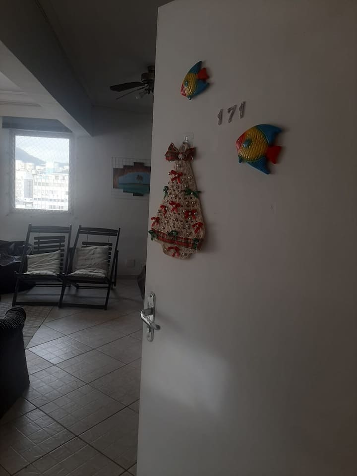 Amplo +Terraço+churrasqueira Privativa+lado Praia. - Guarujá