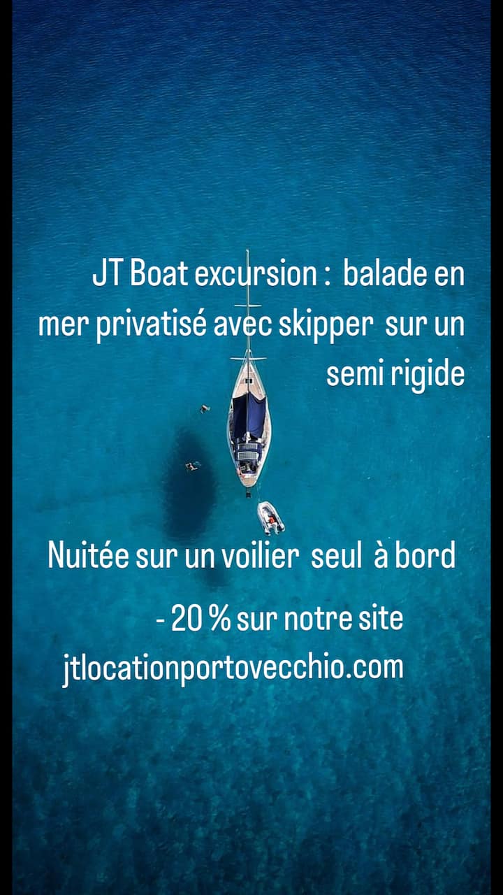Nuit Seul Sur Un Bateau Dans Une Eau Turquoise ! ! - Porto Vecchio