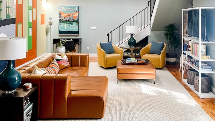 Designer King Loft In Downtown Richmond + Parking - Richmond, VA