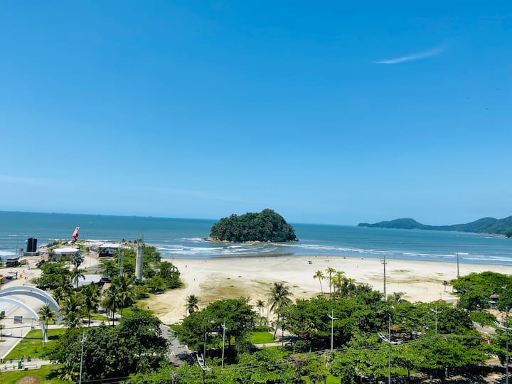 Apartamento Frente Mar Com Vista Incrível. - 산투스