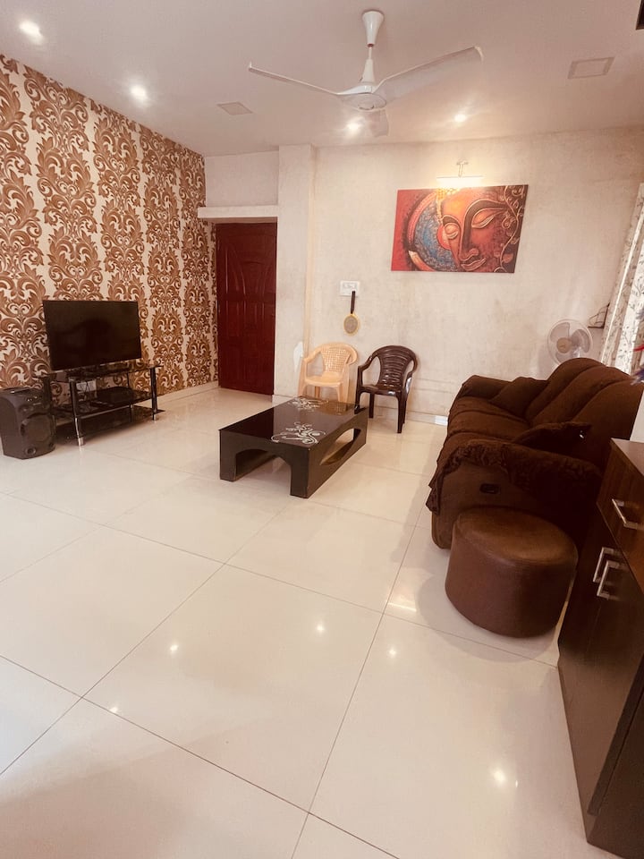 Homely Two Bedroom Flat @ Omr Thoraipakkam - Aéroport de Chennai (MAA)