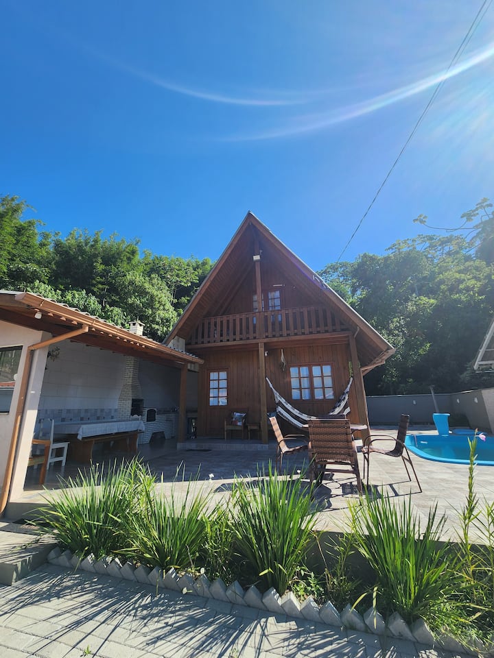 Chalé Com Piscina Privativa No Ribeirão Da Ilha - Florianópolis