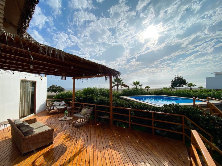 Oasis Chincha® Gran Casa Playa Piscina 1era Fila - Pérou