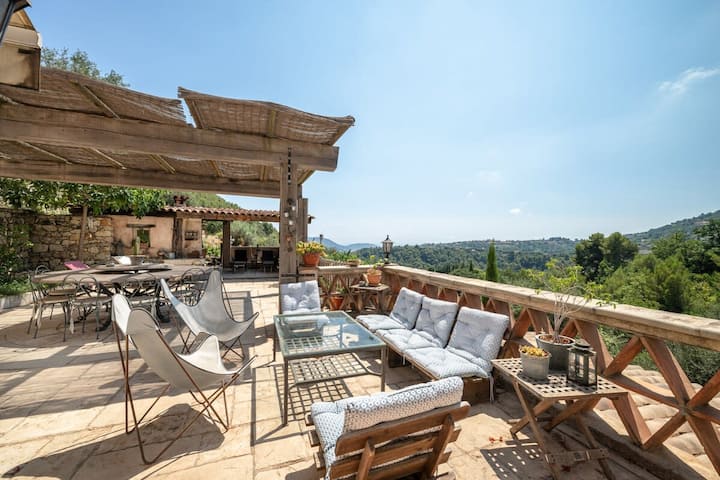 La Romarine Maison Au Calme - Piscine Partagée - Beausoleil