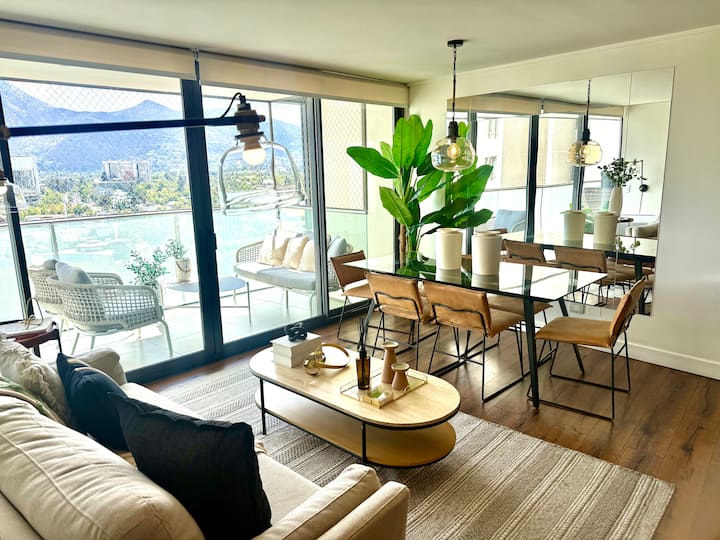 Vista Andes · Piscinas · Aire Acond. · Mall Arauco - Chile