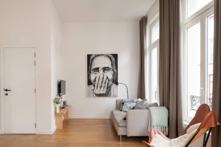 Iconic Cathedral View | City Apartment - Antwerp, Belgium