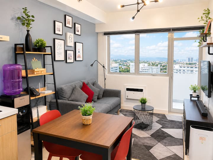 Cozy 1br Near Ever Gotesco | Free Parking Pool Gym - Marikina