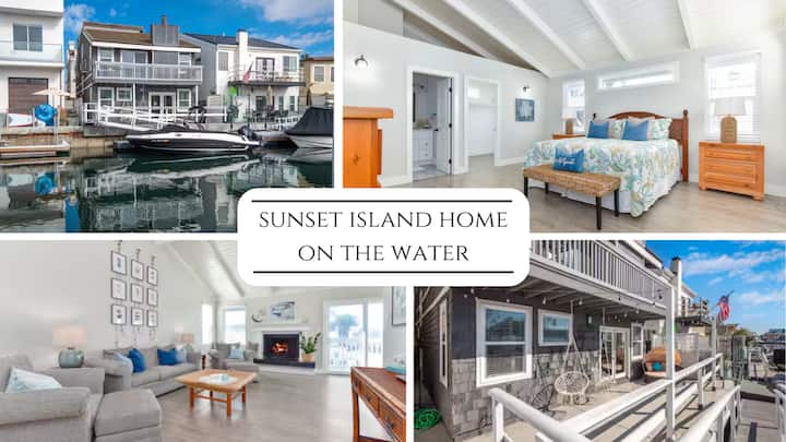 Sunset Island 3 Level Home On The Water Sleeps 10 - Long Beach, CA