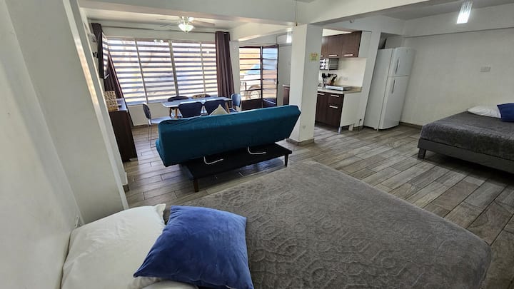 Loft, 3 Camas 1 Futon,  En El Centro De La Cd. - Chihuahua