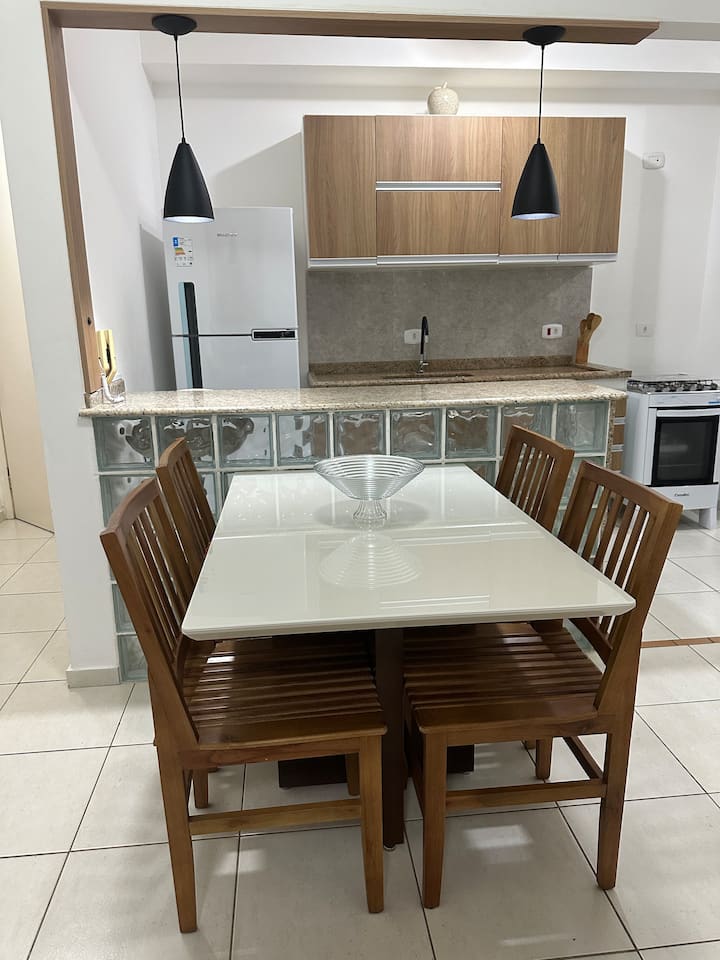 Delicioso Apartamento Beira Mar - Praia De Aruan - Caraguatatuba