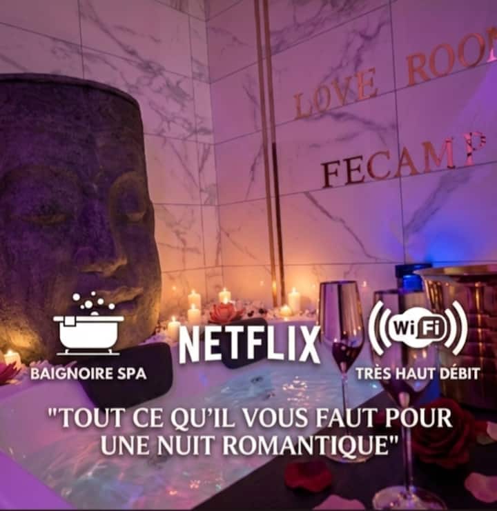 Expérience Jacuzzi Romantique Calme à Fécamp - Fécamp