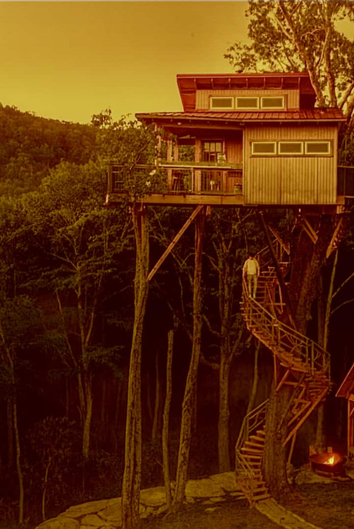 Raven Rock Mountain Skyscraper Treehouse - North Carolina