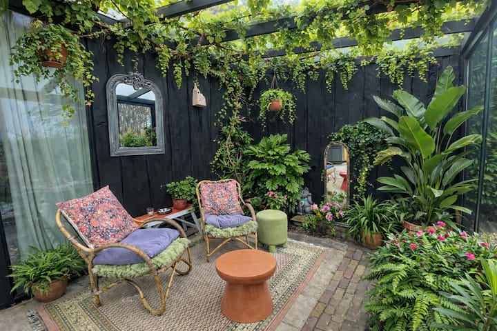 Woudlodge Met Serre Uitzicht En Evt. Prive  Hottub - Bergen