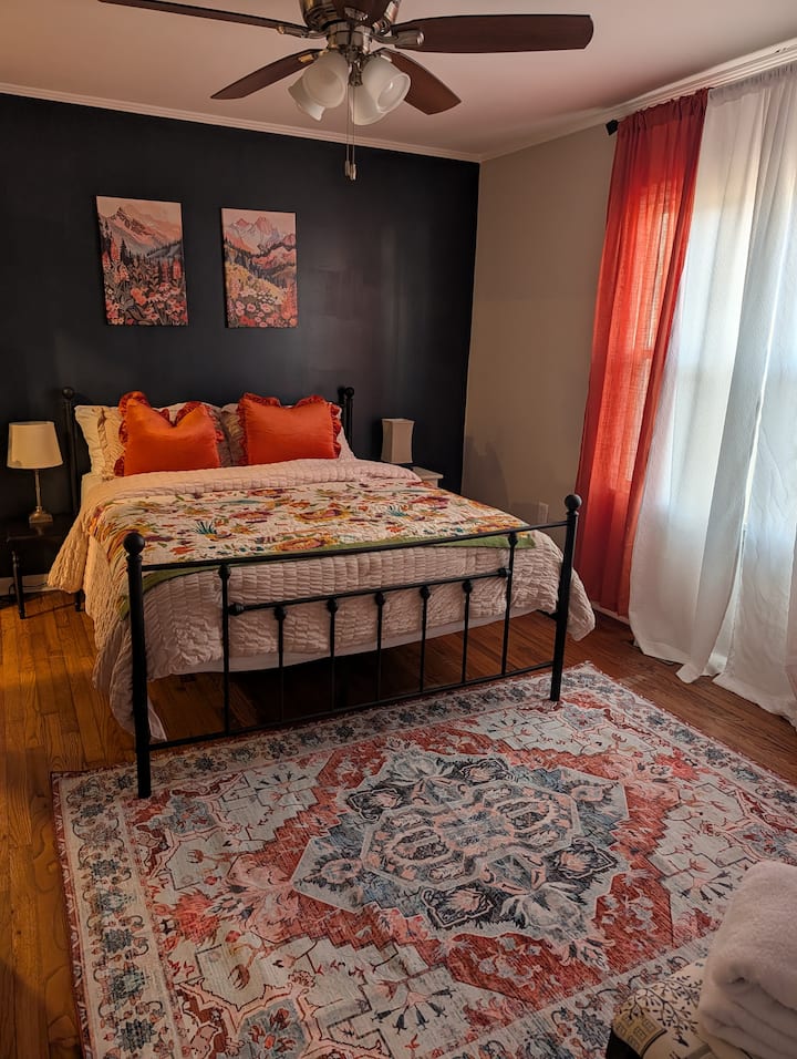 Boho Bungalow Downtown Newnan Kid/pet Friendly - Newnan, GA