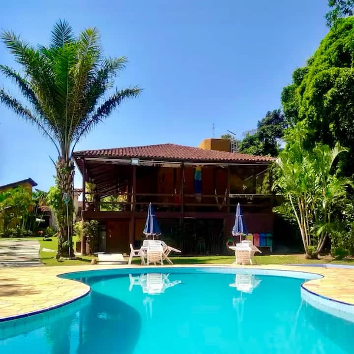 Litoral Charmoso Chalé Com Churrasqueira E Piscina - São Sebastião