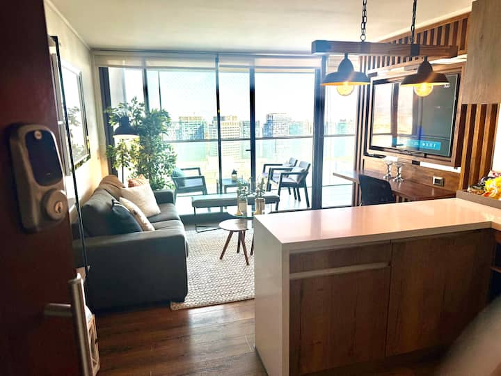 Depto. Mall, Clínica, Aire Acondicionado! - Las Condes