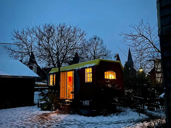 Cosy Schaustellerwagen Auf Historischem Bauernhof - Eschwege