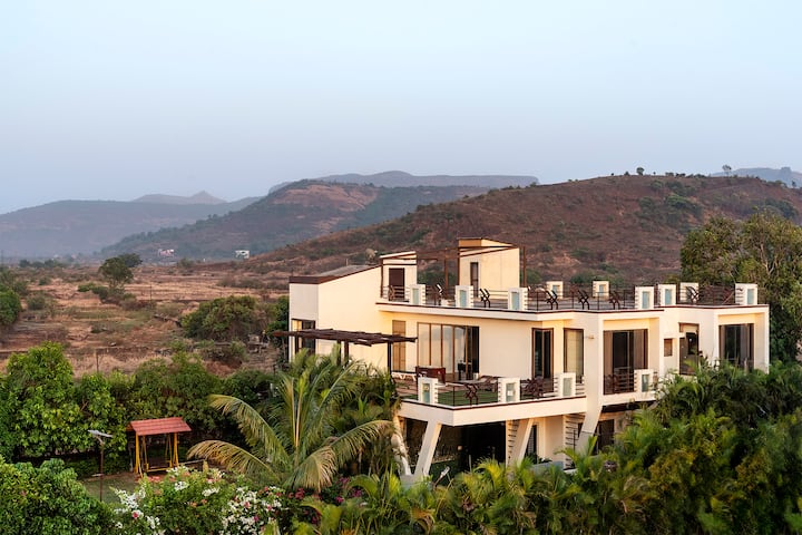 #1 5bhk Villa On Airbnb  "60 Ml Chalet" For 35 Ppl - Lonavla