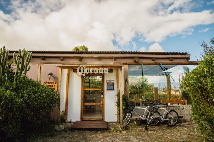 Guest House “Cotopaxi”  In Llama-cabins - Ecuador