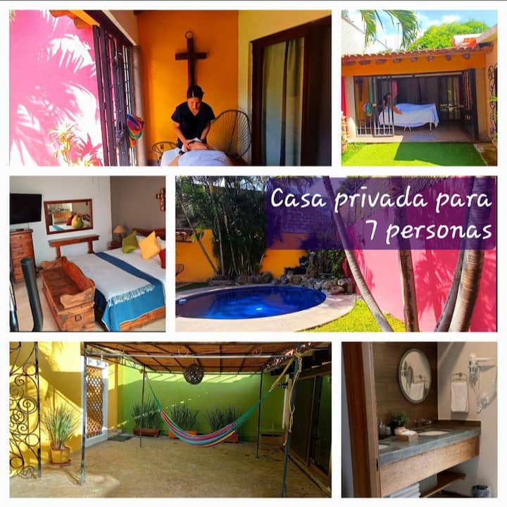 "Casa De Campo Bugambilias" Privada C/alberca 7hu - Temixco