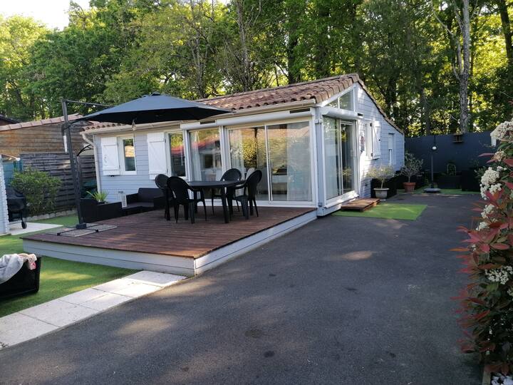 Chalet Gujan-mestras Bassin Arcachon Wifi Piscine - Bassin d'Arcachon