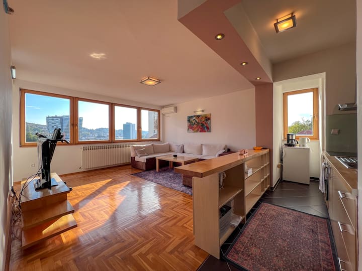 Awesome Panorama Penthouse 75 Sqm Parking - Sarajevo