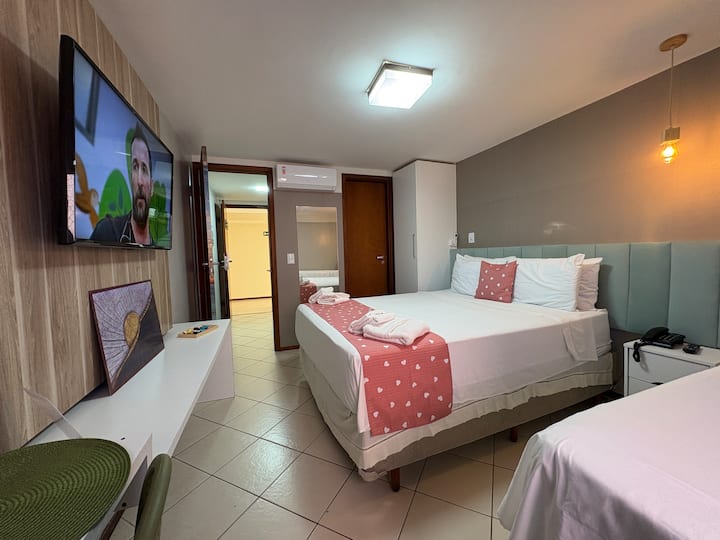 Belíssimo Flat  Em Hotel  Na Praia De Ponta Negra! - Natal