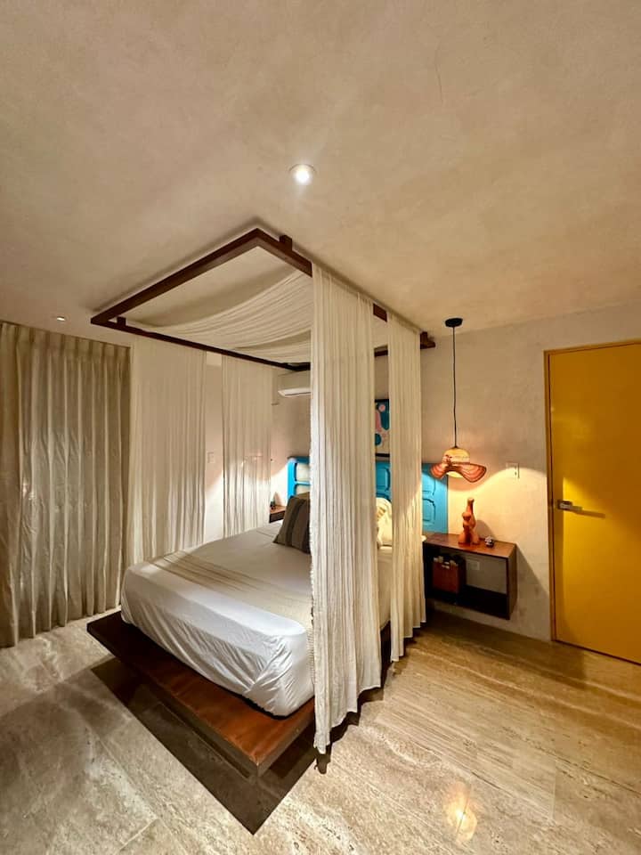 Casa Chaká Boutique. Recámara Lu'um - Mérida