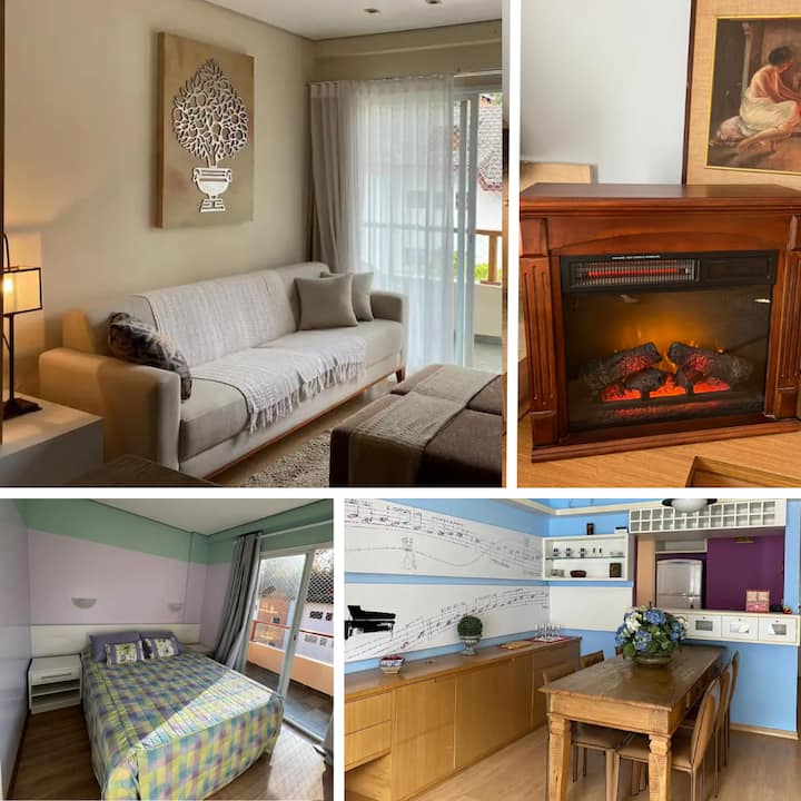 Tudo A Pé 5 Min Centro/capivari - Calmaria E Paz - Campos do Jordão