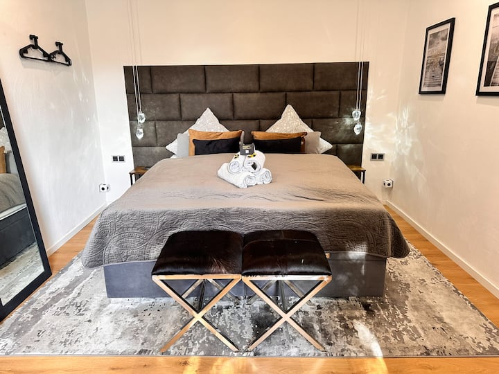 80qm Deluxe Apartment Mit Großer Terrasse - Saarbrücken
