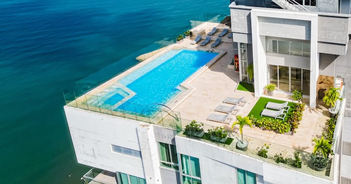 Luxury Apartment On 28th Floor - Dreamy Sunset - Cartagena