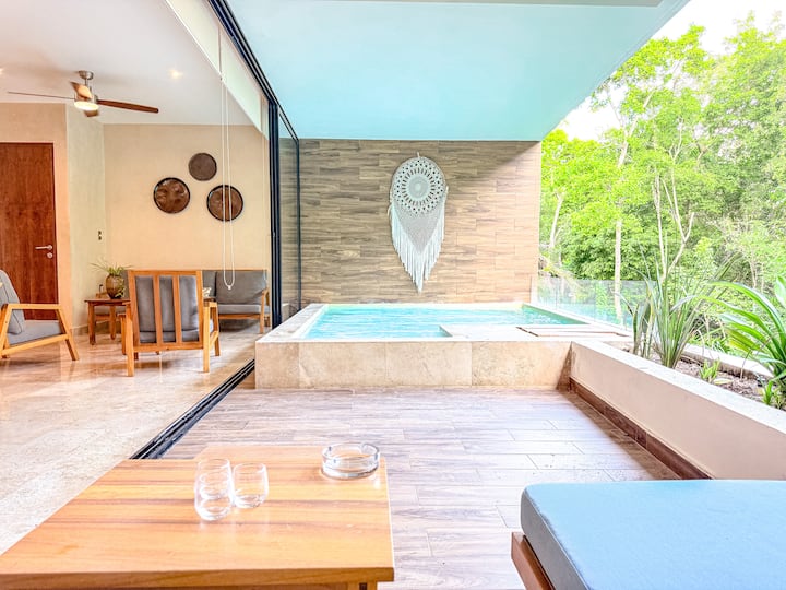Jungle Emperor | 2br + Private Pool In Aldea Zama - Tulum