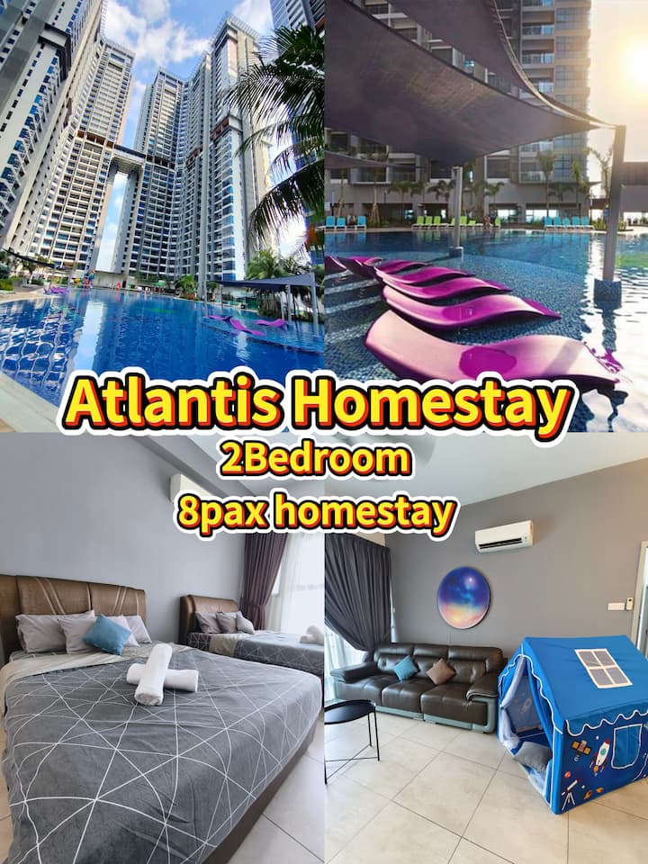 Atlantis 2bedroom 4queenbed Apartment - 말라카