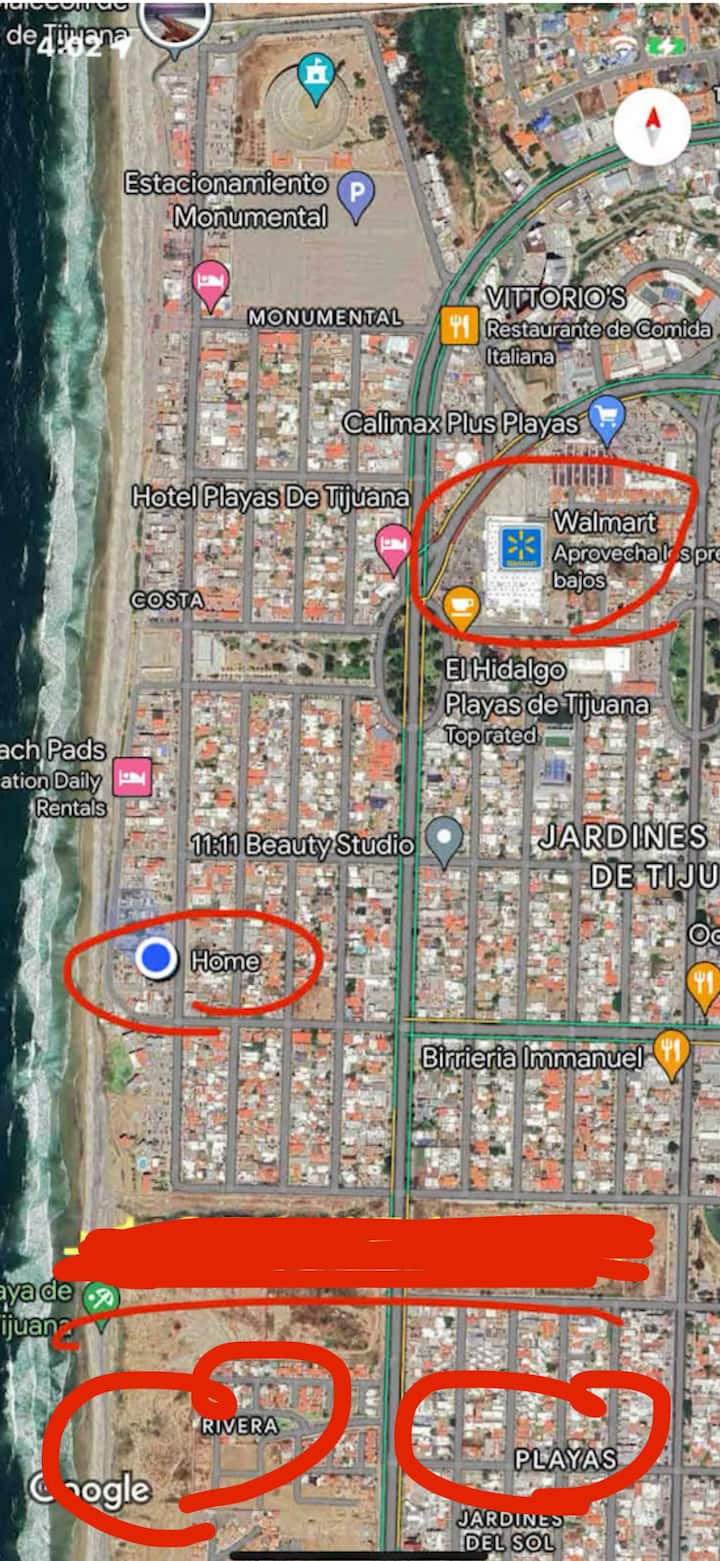 2 Br Cool At The Beach 2nd,1st Fl, & 3rd Fl Safe - Tijuana Beach