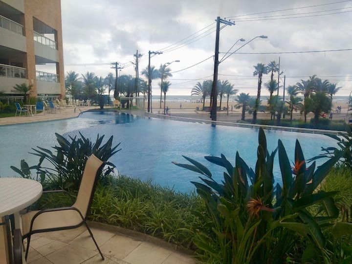 Apto 236 De Frente Para O Mar - Praia Grande