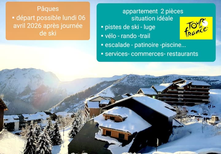 Alpe D'huez Centre-parfait Pour Ski Ou Vélo - L'Alpe d'Huez