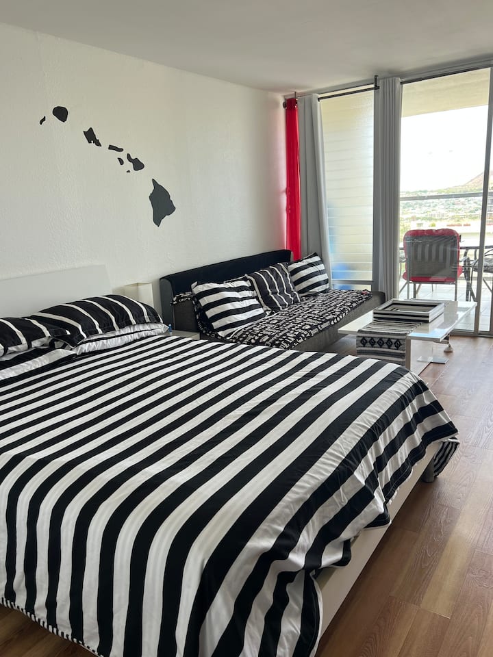 Waikiki Studio Vue Sur Le Diamond Head Et L'ocean - Honolulu