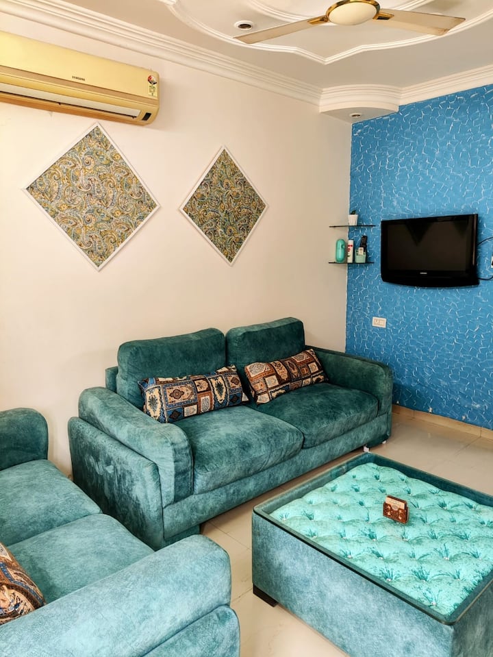 Gf 1bhk- Wifi-ac-power Backup-tv-loaded Kitchen - Indore